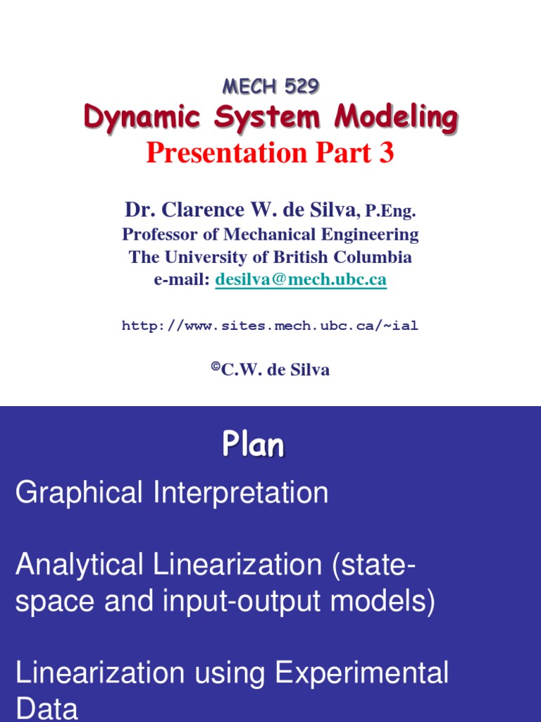 Dynamic System Modeling | PDF | Nonlinear System | Torque