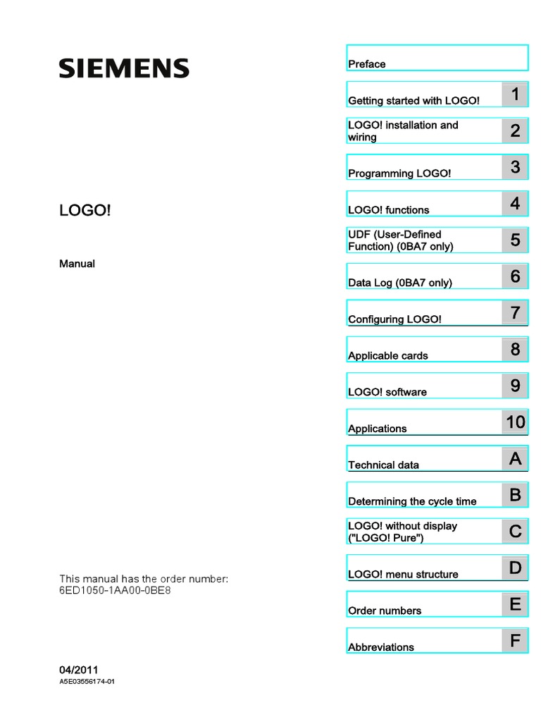 Manual PLC Logo de SIEMENS | PDF