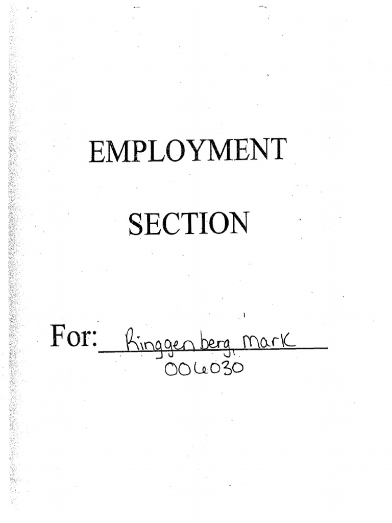 Mark Ringgenberg MPD File | PDF