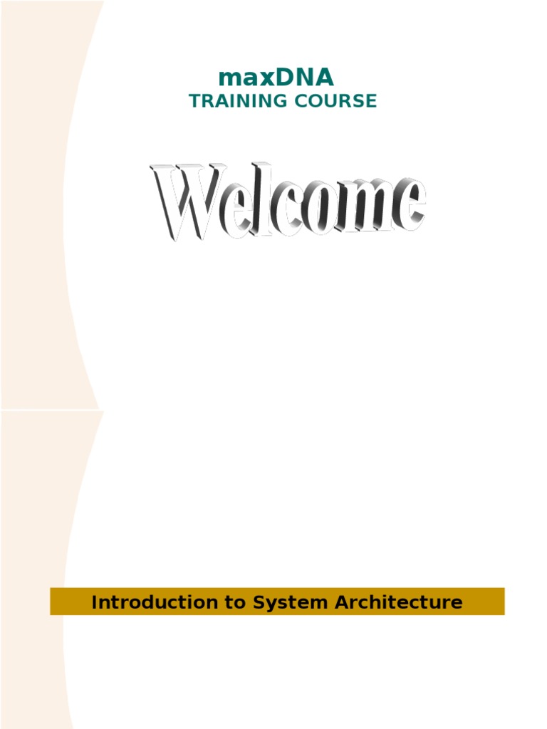 Maxdna: Training Course | PDF | Network Switch | Ethernet