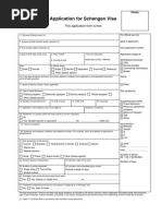 France Visa Application Form Guide | PDF | Travel Visa | Passport
