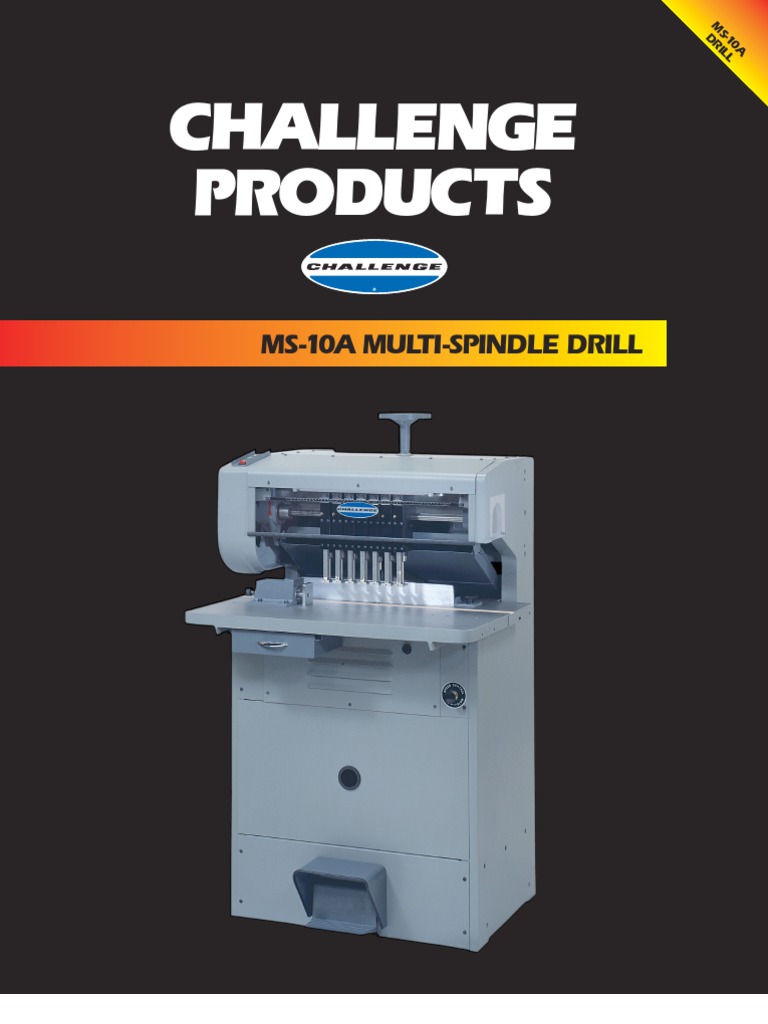 Challenge Drill MS 10A | PDF | Drill | Drilling