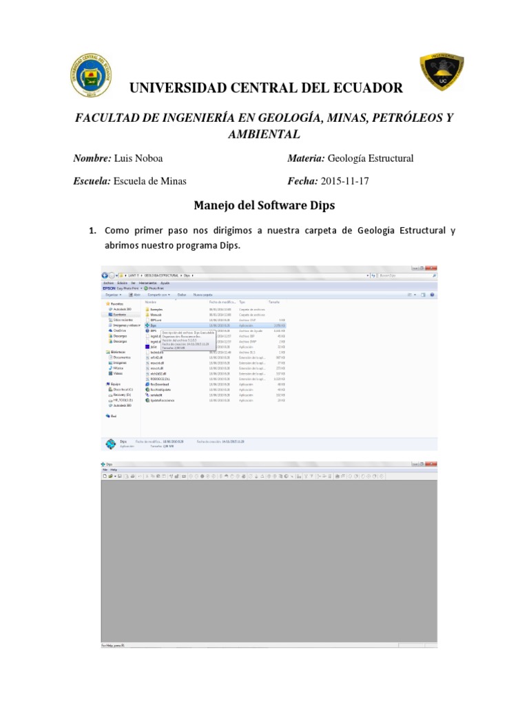 Geología Estructural Software Dips | PDF | Software | Informática