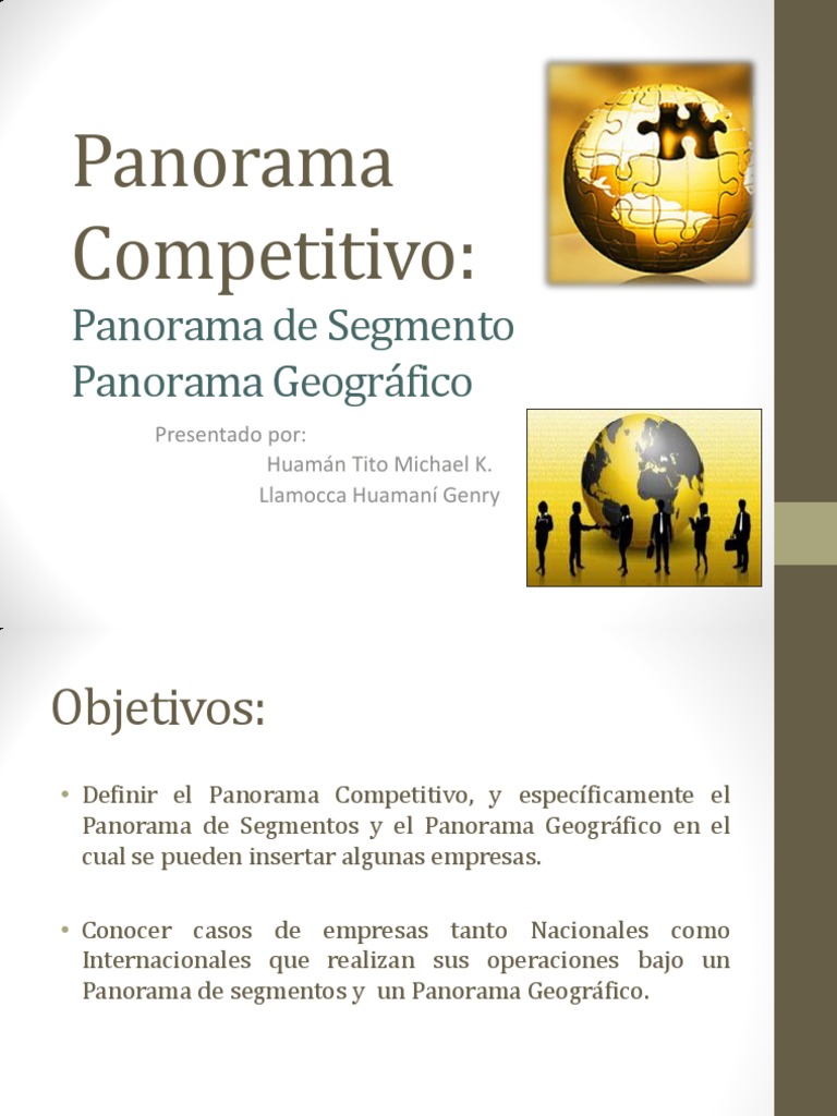 Panorama Competitivo Segmento y Geográfico | PDF | Economias | Business