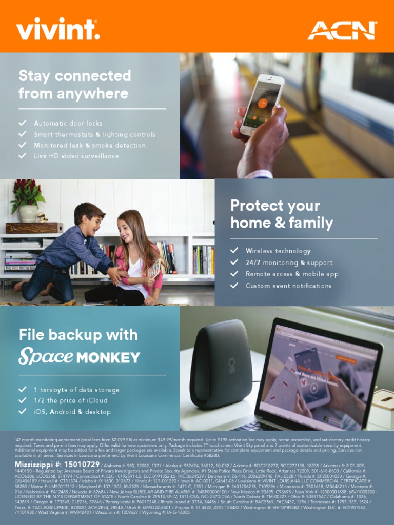 Vivint flyer | Surveillance | I Cloud