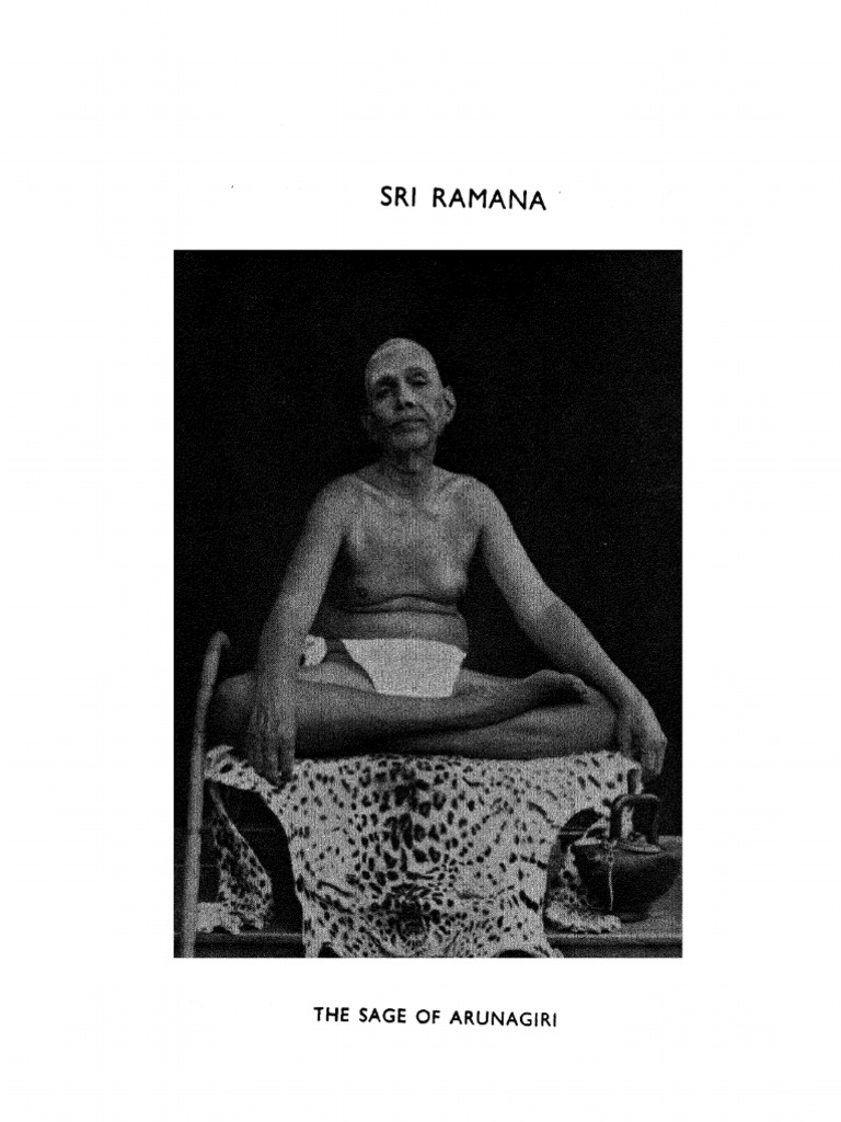 Teachings of Sri Ramana Maharshi | PDF | Ramana Maharshi | Indian ...