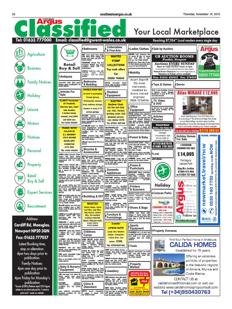 Classified: Your Local Marketplace | Download Free PDF | Motor Vehicle ...
