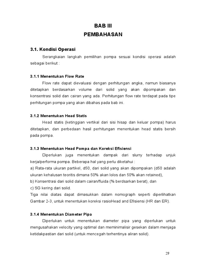 Pompa - Menentukan Flow Rate, Head Statis, Head Pompa Dan Koreksi ...