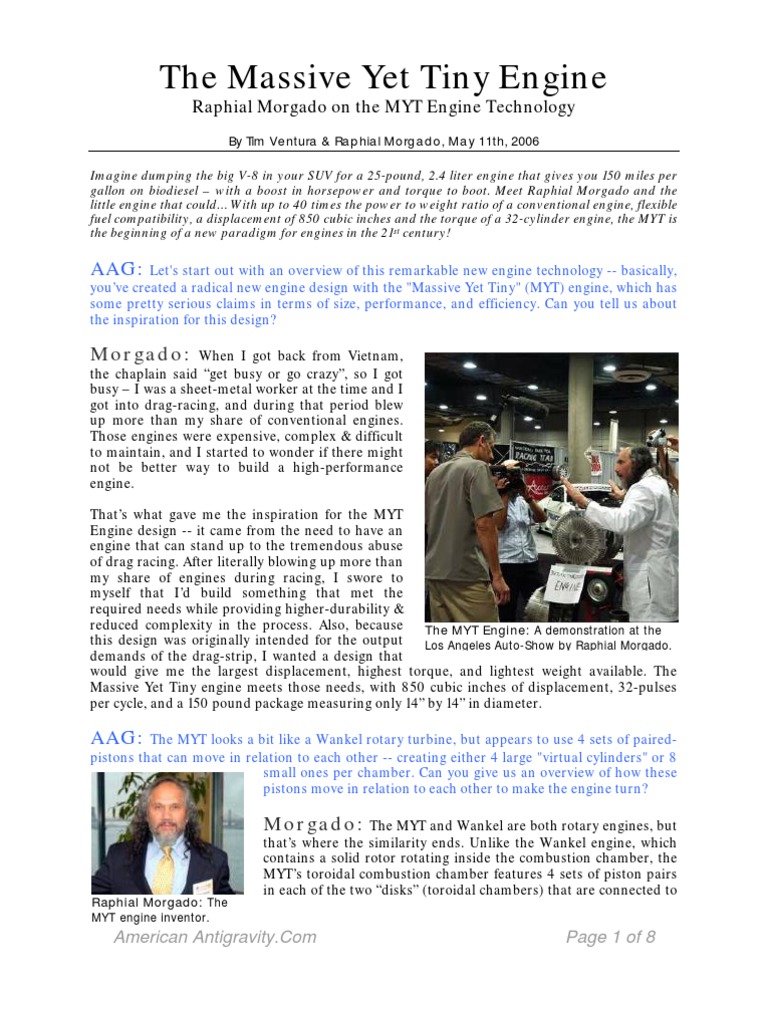 MYT Engine Morgando Interview | PDF | Internal Combustion Engine ...