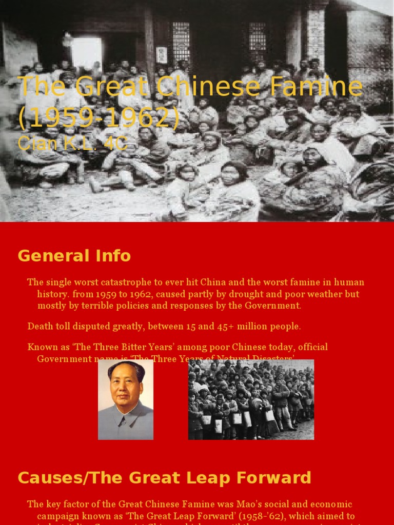 The Great Chinese Famine | PDF | Famine | Disasters