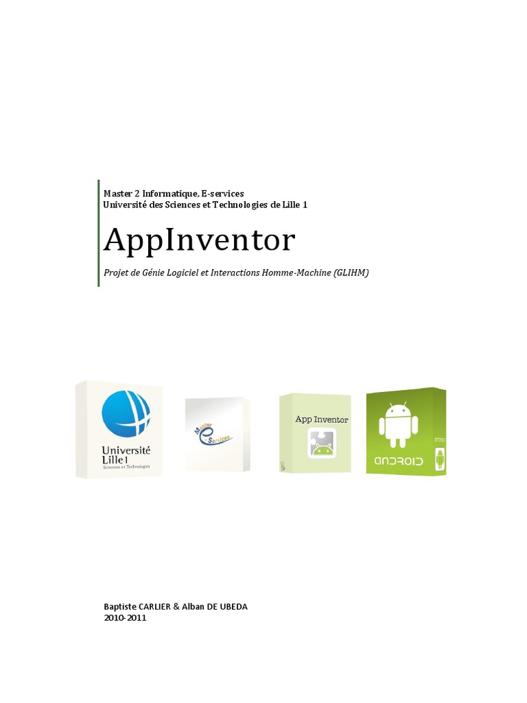 AppInventor PDF | PDF | Android (Système d'exploitation) | Application