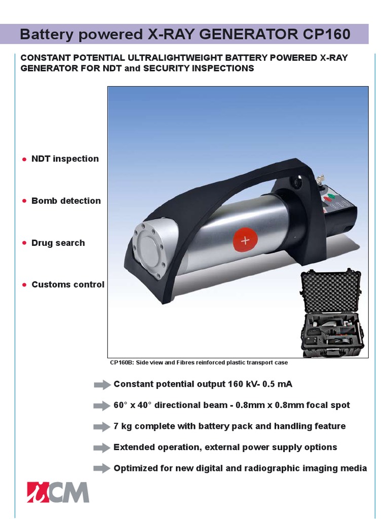 CP160 | PDF | X Ray | Power Supply
