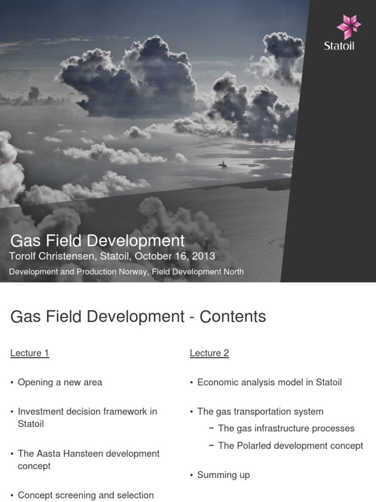 Aasta Hansteen Gas Field Development | PDF | Energy And Resource | Nature