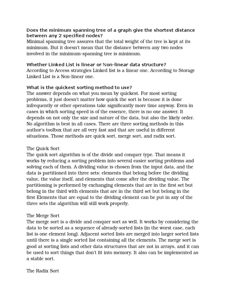 Data Structure 2 | PDF | Algorithms And Data Structures | Computer ...