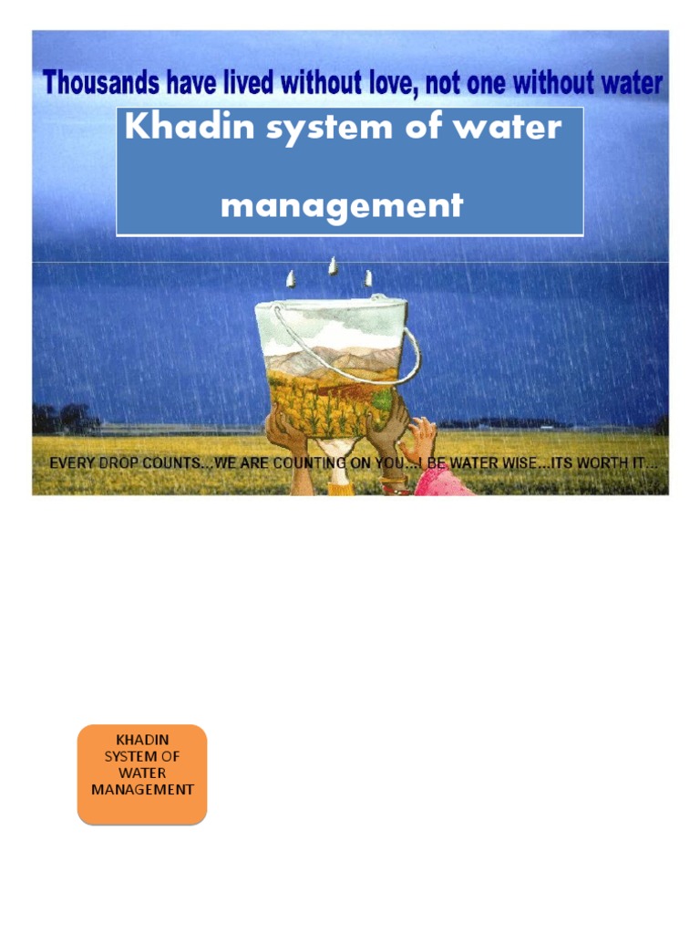 On Khadin System of Water Harvesting | PDF | Soil | Agriculture