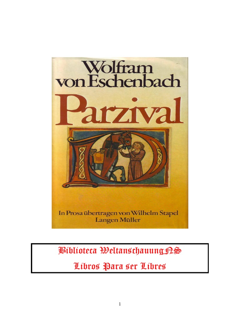 Von Eschenbach, Wolfram - Parzival | PDF | Literatura artúrica ...