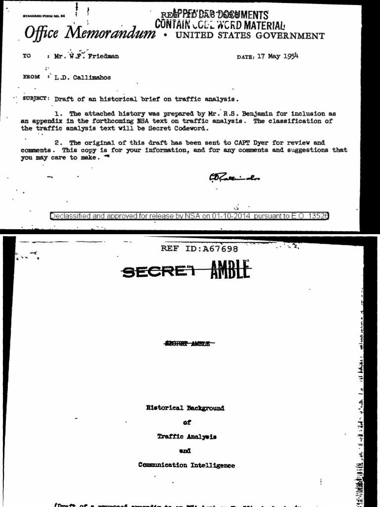 Nsa Ta Comint History 1954 | PDF | Unrest | Armed Conflict