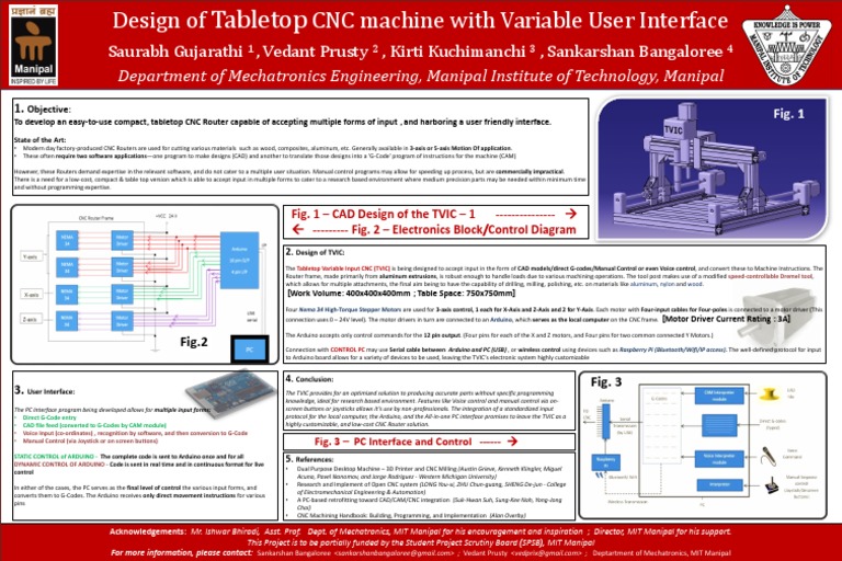 Tabletop CNC with Multi-Input UI | PDF | Numerical Control | Computer ...