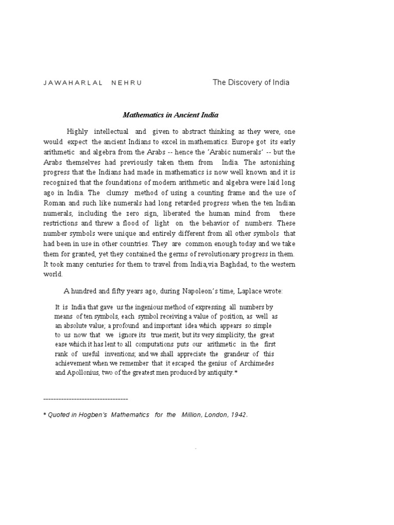 Ancient Indian Mathematics Innovations | PDF | Square Root | Algebra