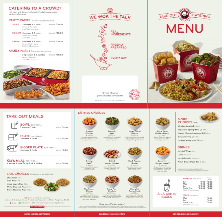 Panda Express PDF Drink Food And Drink Preparation