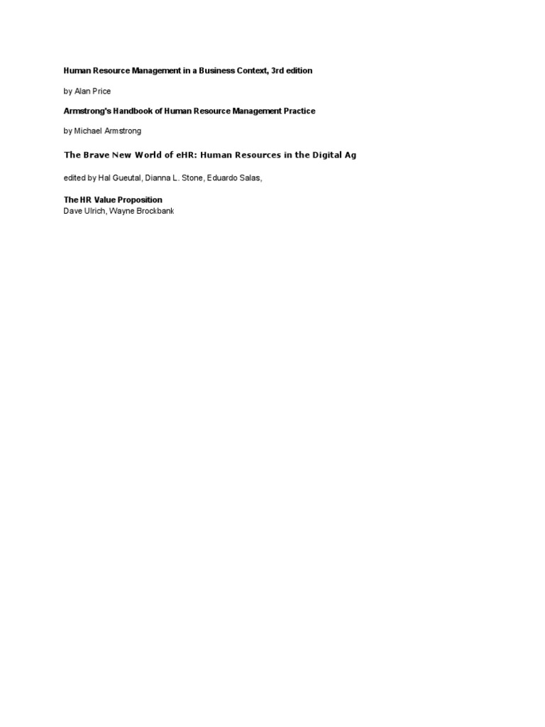 HR Management in Business Context | PDF | Career & Growth