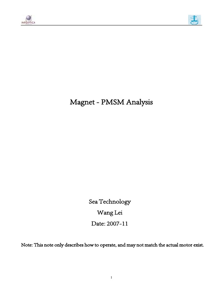 Magnet - PMSM Analysis | PDF | 2 D Computer Graphics | Magnetic Field