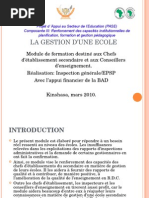 Gestion Et Administration Scolaires PDF | PDF | Pédagogie | Direction
