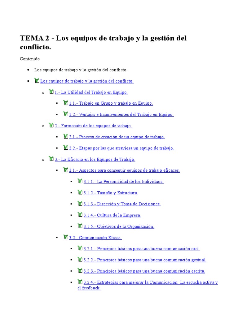 Equipos de Trabajo y Conflictos Laborales | PDF | Liderazgo | Toma de ...