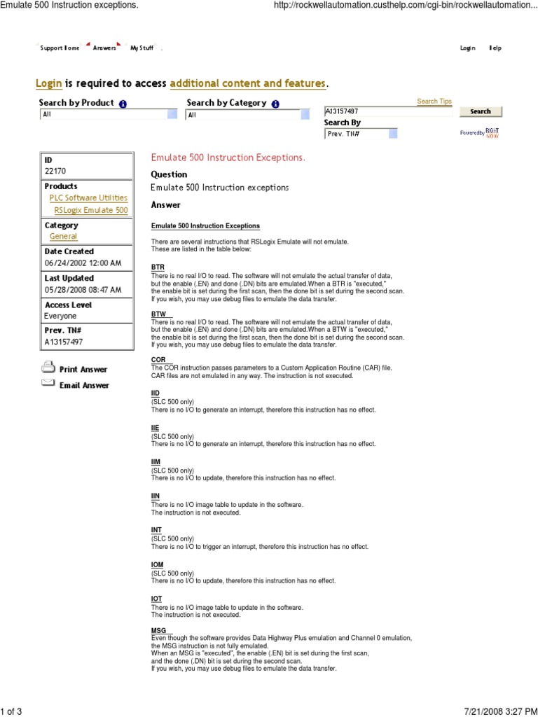 Emulate 500 Instruction Exceptions | PDF | Emulator | Instruction Set