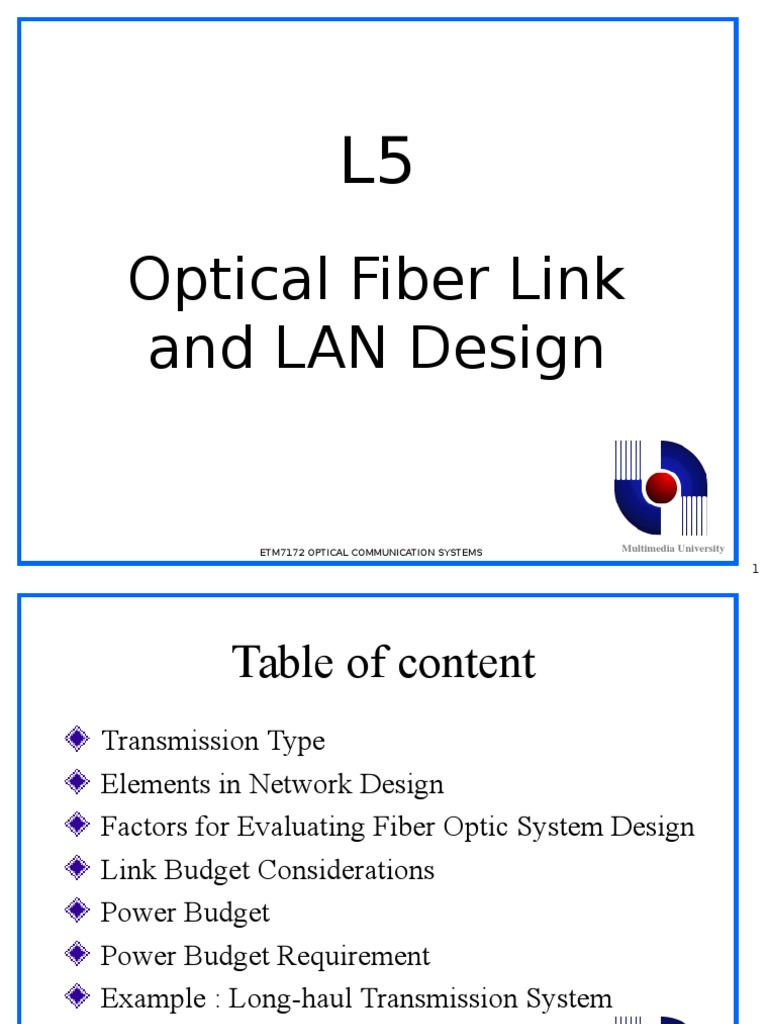 Optical Fiber Power Budget Analysis | PDF | Optical Fiber | Decibel
