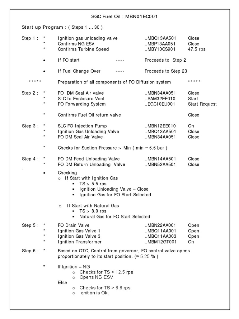 SGC - Fuel Oil System in PDF | PDF | Valve | Pump