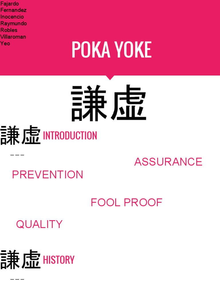 Poka-Yoke The Art of Fool Proofing | PDF | Spaceflight | Science