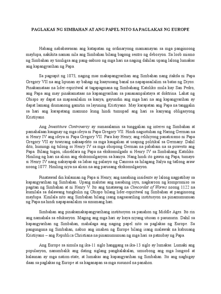 Simbahan | PDF