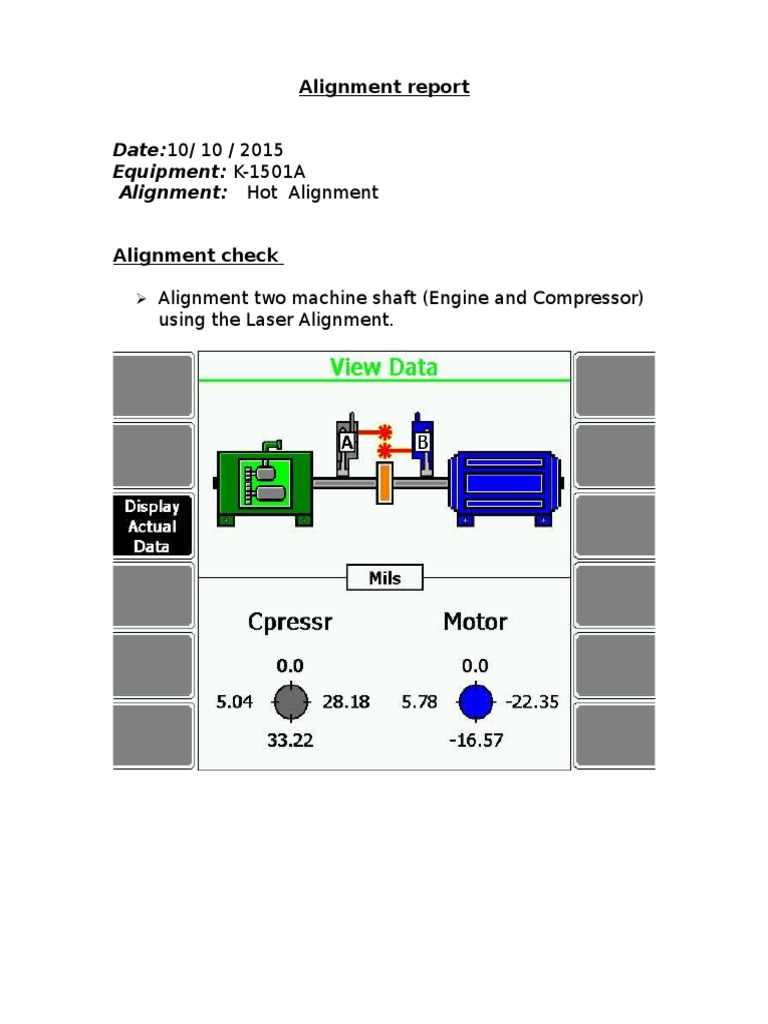 MRU1 A Hot Alignment Check Sheet | PDF | Business | Computers