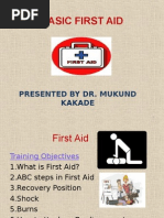 Basic PPT For First Aid Training | PDF | First Aid | Health Care