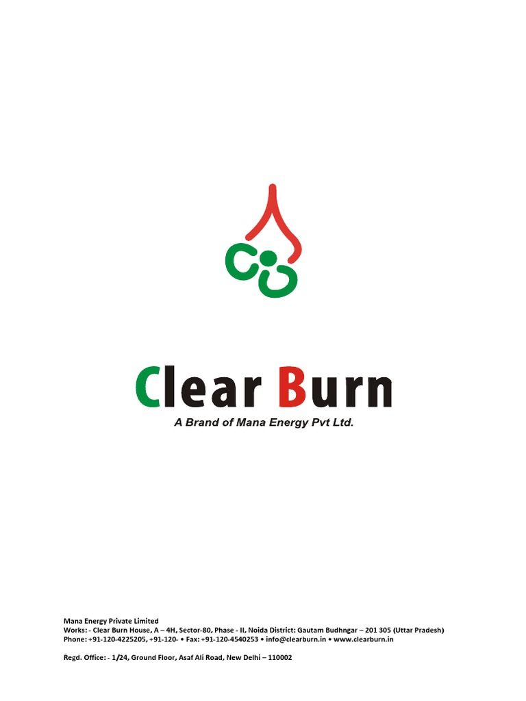 Clear Burn - E - Brochure | PDF | Diesel Engine | Fuel Efficiency