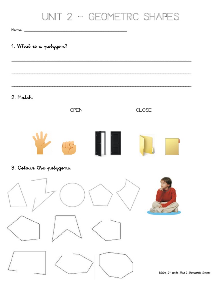2nd Grade Geometry Basics | PDF