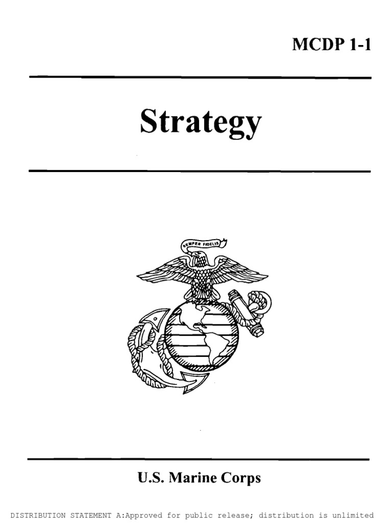 Mcdp1 1 Strategy | PDF | Military Strategy | System