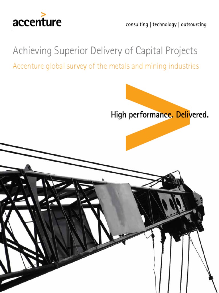 Accenture Capital Projects Report Metals Mining | PDF | Project ...