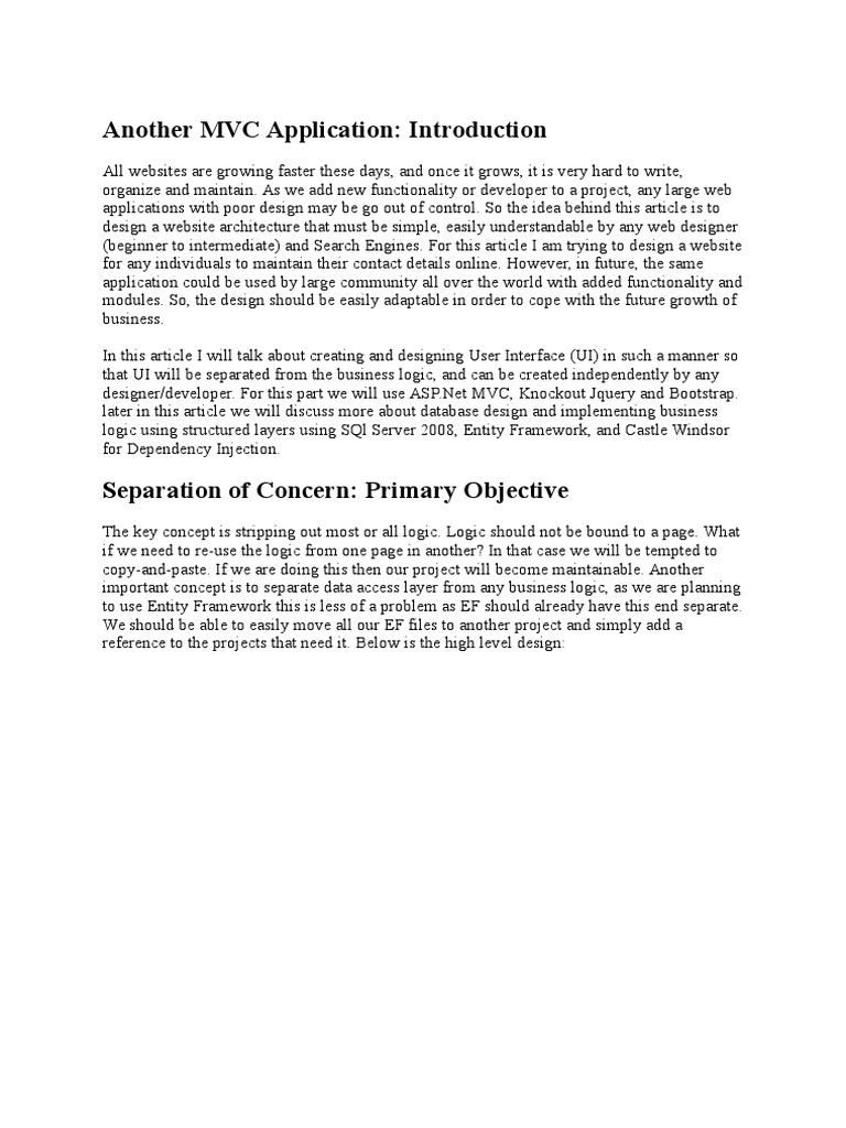 Another MVC Application | PDF | Bootstrap (Front End Framework) | Java ...