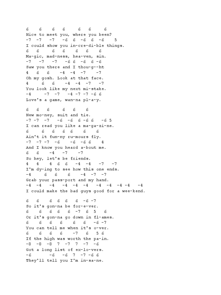 Blank Space Harmonica Tab | PDF | Sports & Recreation | Cooking, Food ...