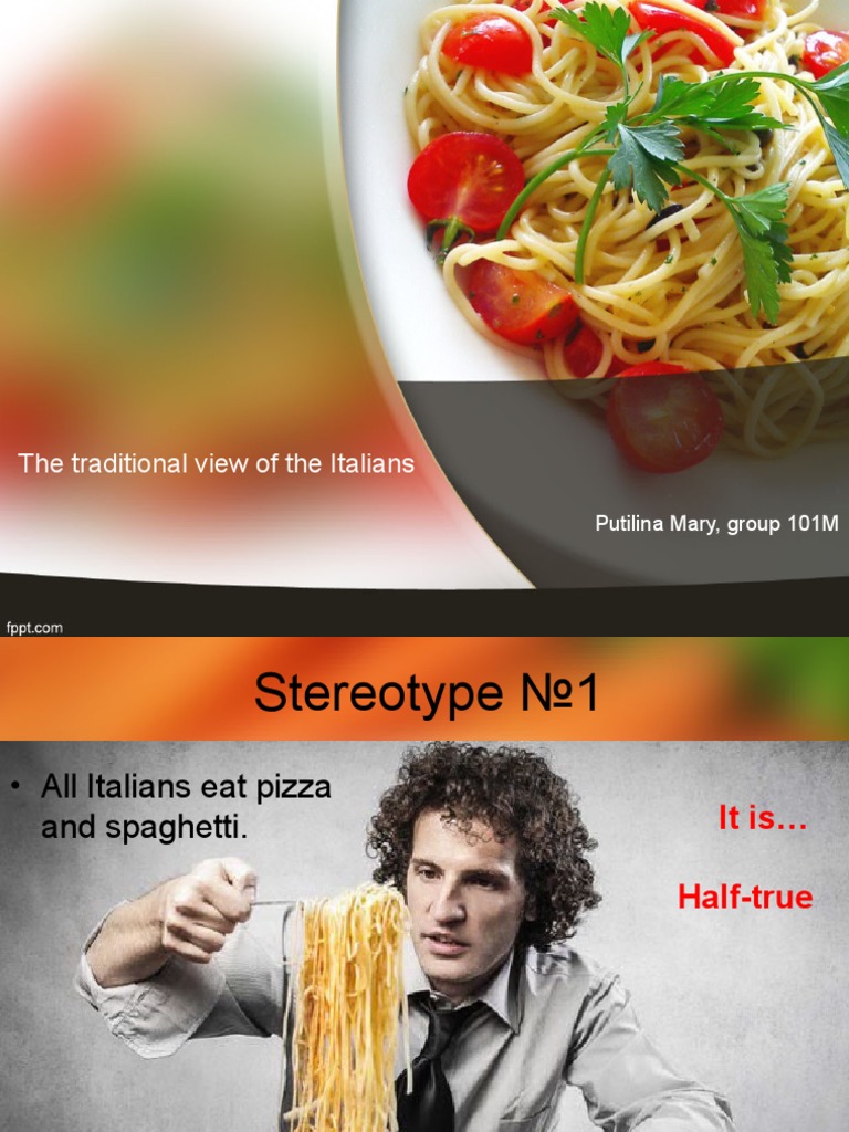 Stereotypes About The Italians | PDF | Italy