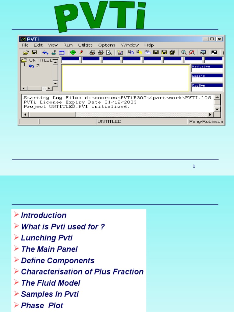 A Guide to Using PVTi for Compositional Fluid Modeling and Properties ...