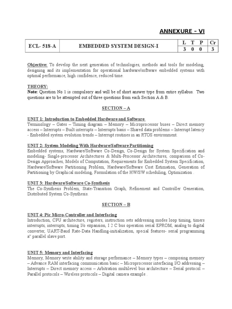 Embedded System Design | PDF | Embedded System | Computer Architecture