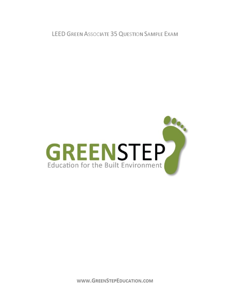 LEED Green Associate Sample Exam Guide | PDF | Business