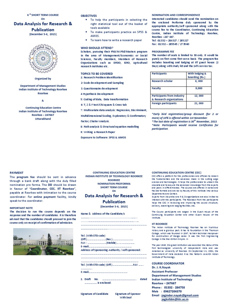 Brochure - Research Methodology Dec 2015 | PDF | Science | Further ...