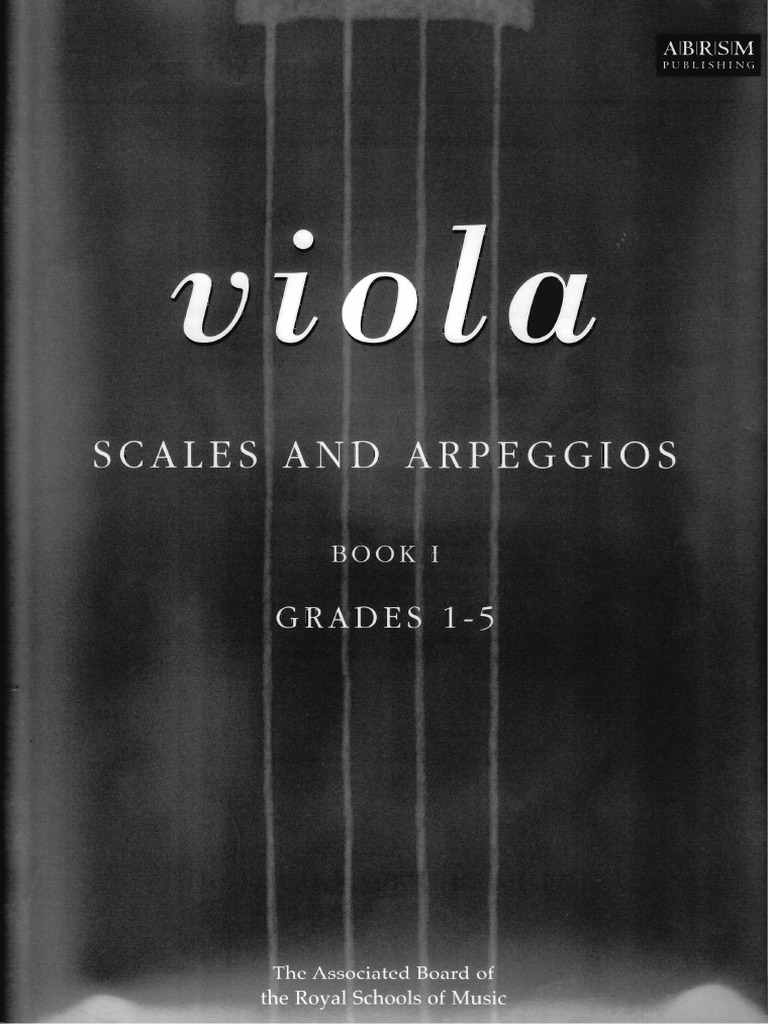 Abrsm Viola Scales and Arpeggios Book 1 Viola PDF | PDF