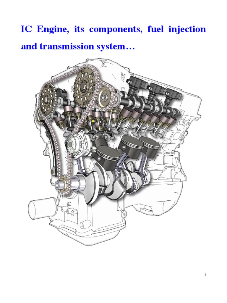 Components of Internal Combustion Engine | PDF | Internal Combustion ...