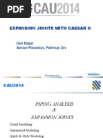 Appx 6.7 Guide To Modeling of Expansion Joints in Caesar Ii | PDF ...