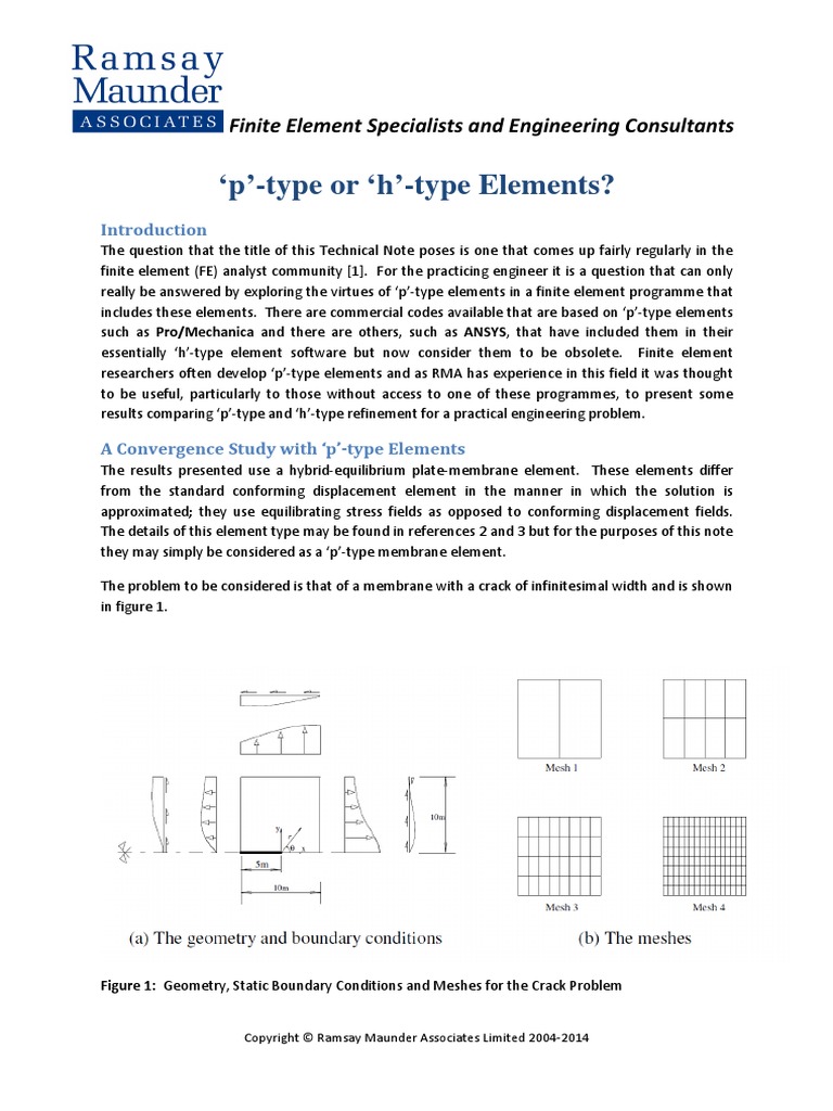 p h Refinement | Finite Element Method | Stress (Mechanics)